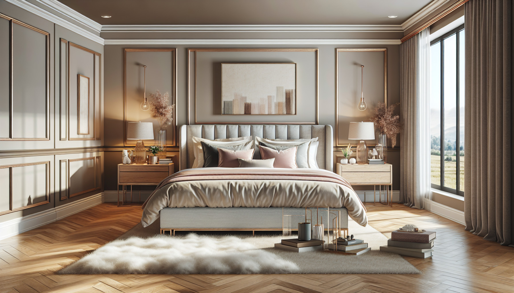 El tamaño de un dormitorio principal: Medidas mínimas y distribuciones